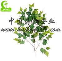China Factory Customizable Good-Looking Artificial White Birch Tree With Three Trunk Green Garden Landscaping for sale