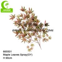 China No Nursing 90cm Artificial Tree Branches , Faux Maple Leaf Branch Easy To Care for sale
