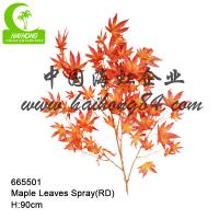 China No Nursing 90cm Artificial Tree Branches , Faux Maple Leaf Branch Easy To Care for sale