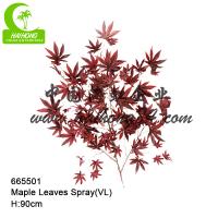 China No Nursing 90cm Artificial Tree Branches , Faux Maple Leaf Branch Easy To Care for sale