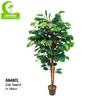 China H180cm lifelike Artificial Potted Floor Plants With Nature Trunk for sale