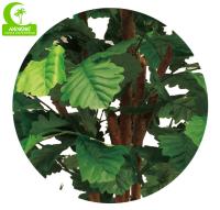 China H180cm lifelike Artificial Potted Floor Plants With Nature Trunk for sale