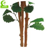 China H180cm lifelike Artificial Potted Floor Plants With Nature Trunk for sale