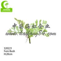 China Anti Aging  Beautiful 40cm 16pcs Artificial Fern Leaf For Landcaping for sale