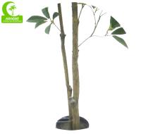 China Lifelike Wiind Resistance Artificial Money Tree Plant , 5ft Outdoor Artificial Tree for sale