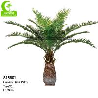 China Aesthetic Height 280cm Artificial Tropical Tree For Office Decoration for sale