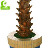 China Handmade PE Leaf 450cm Fake Outdoor Tropical Plants For Star Hotel for sale