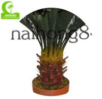 China PE leaf H100cm Artificial Tropical Tree, Artificial Cycas Palm For Indoo Outdoor for sale