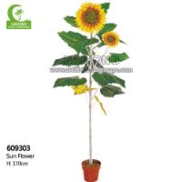 China Fire Retardant 170cm Height Real Touch Artificial Flowers For Office Decoration for sale