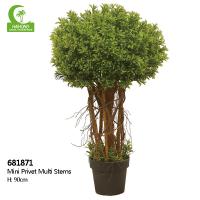 China Anti Fading Aesthetic H90cm Artificial Topiary Tree For Restaurant for sale