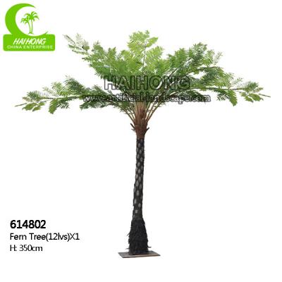 China Realistic HAIHONG 230cm Height Artificial Tropical Tree For Theme Park for sale