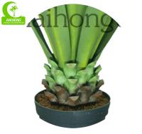China Real Touch Height 100cm Green Artificial Succulents In Pots for sale
