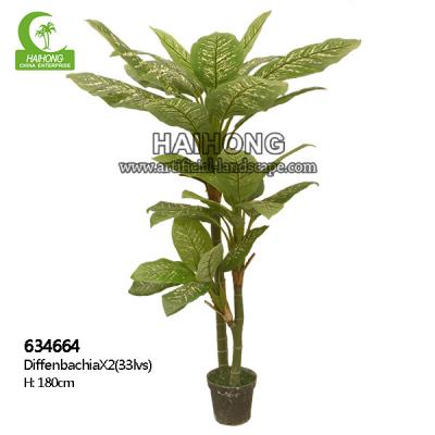 China Rain Resistant H180cm Artificial Potted Floor Plants Lifelike for sale