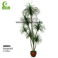 China Rain Resistant Handmade Artificial Dracaena Plant H350cm for sale