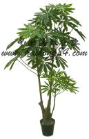 China Chinese Factory Handmade 200cm Artificial False Aralia Tree For Garden And Theme Park Decoration for sale