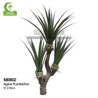 China Realistic H170cm Artificial Potted Floor Plants , Artificial Agave Plant Easy To Care for sale