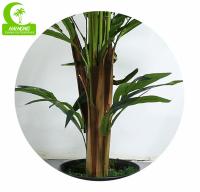 China 110cm Anti UV Artificial Areca Palm Tree , Large Bonsai Tree For Office for sale