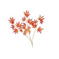 China 90pcs Leaves 130cm Faux Maple Leaf Branches , Artificial Maple Leaves Anti Fading for sale