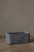 China HAIHONG Gray Rectangular Outdoor Planters Artificial Plant Accessories for sale