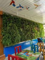China Decorative Anti UV Vertical Greening , Artificial Plant Wall HAIHONG for sale