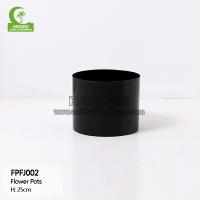 China Indoor Outdoor Mental H30cm Round Plant Pot Artificial Plant Accessories for sale