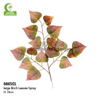 China Fire Retardant 60cm Height Artificial Tree Branches , Artificial Birch Leaves Silk for sale