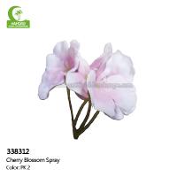 China Plastic Stem Real Touch Artificial Flowers , Cherry Blossom Artificial Flowers 110cm for sale