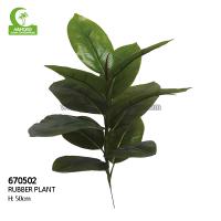 China Real Touch Height 50cm Artificial Tree Branches With 12 Leaves for sale