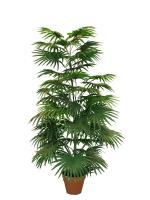 China 105cm Height Artificial Potted Floor Plants Mini Fan Palm Tree for sale