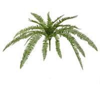 China Plastic Artificial Potted Floor Plants Boston Fern Leaves For Decor for sale