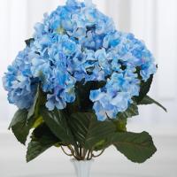 China Anti Aging Real Touch Artificial Flowers Hydrangea Bushes Colorful for sale
