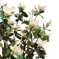 China 210cm Height Artificial White Magnolia Tree Fire Resistance for sale