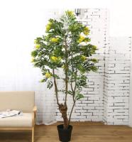 China Garden Landscape Artificial Potted Floor Plants Cassia Flowering Tree for sale