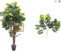 China Garden Landscape Artificial Potted Floor Plants Cassia Flowering Tree for sale