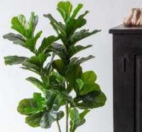 China ODM 200cm Height Artificial Potted Floor Plants Fiddle Ficus for sale