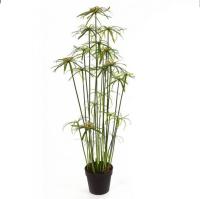 China Height 155cm Artificial Potted Floor Plants Cyperus Eco Friendly for sale