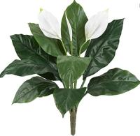 China Spathiphyllum Peva Artificial Potted Floor Plants White Flowers Indoor Decor for sale