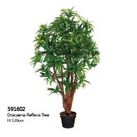China High Simulation Artificial Tropical Plant Dracaena Reflexa Tree 120cm Height for sale