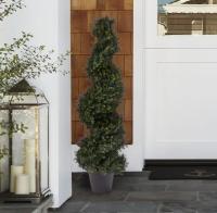 China Height 150cm Cypress Tree Green Artificial Plant UV Resistant for sale