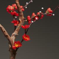 China High Simulation Artificial Prunus Mume Tree 70cm Height for sale