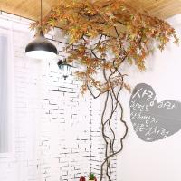 China Fire retardant 280cm Long Artificial Vine Plant Corner Pipe Decoration for sale