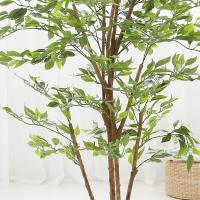 China Simulated Fake Potted Tree Ficus Landing Plant Home Furnishings Decoration for sale