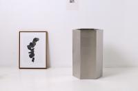 China Black Sliver Nordic Style Artificial Plant Accessories Flower Pot Living Room Desk Decor for sale