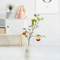 China Anti UV Artificial Apple Branch Plastic Plant Outdoor Decorative for sale