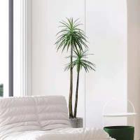 China Handmade 150cm Artificial Dracaena Frost Resistance Anti - Aging for sale