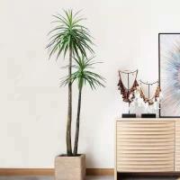 China Handmade 150cm Artificial Dracaena Frost Resistance Anti - Aging for sale