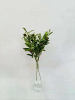 China 30cm Green Artificia Olive Branch Home Office Garden Decoration for sale