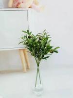 China 30cm Green Artificia Olive Branch Home Office Garden Decoration for sale