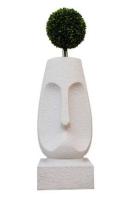China Flowerpot Shape Human Face Ornaments Artificial Plant Balcony Mall Living Room Decor for sale