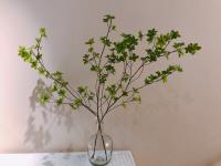China Artificial Green Plant Simulated Hanging Bell Flower Branch Interior Tabletop Decor for sale